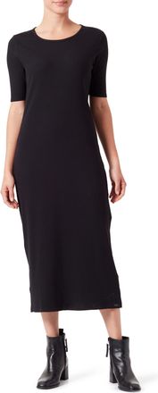 QS by s.Oliver Maxi Kleid mit Rippstruktur
