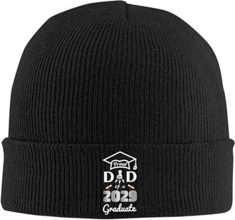 Generic Bonnet en Tricot Fier Papa dun Dipl&ocirc;m&eacute; De La 2029 - Remise des Dipl&ocirc;mes Doux Chapeau Extensible Bonnet Hiver pour Sport Cyclisme lescalade