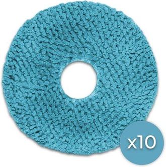 Cecotec Conga Windroid 1090 Double Spray Wischmopp für Fensterwaschroboter 10 Stück Verbrauchsmaterial Zubehör für Fensterwaschroboter Enthält 10 Stück