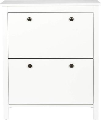 Altobuy Altobuy - martika - Meuble à Chaussures 2 Portes Blanc