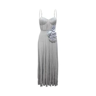 Elisabetta Franchi Ab-R22-52E2 Abito Carpet Wo Kleid - - Dresses - Damen - Blau - XS
