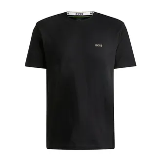HUGO BOSS Homme, Tops, Noir, Taille: 2XL Polo Noir avec Logo