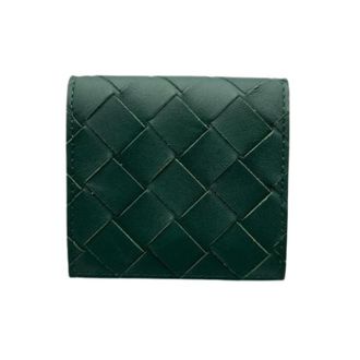 Bottega Veneta Porte-monnaie Intrecciato Pre-owned - Homme - Pre-owned - Vert - Taille: ONE Size