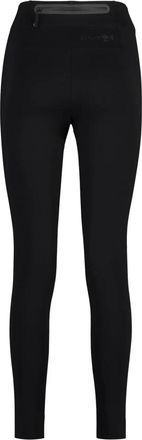 Moncler Femme, Sport, Noir, Taille: 42 FR Leggings taille haute avec logo