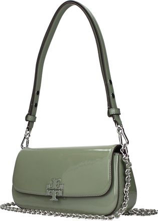 Tory Burch Leather Shoulder Bag - Green