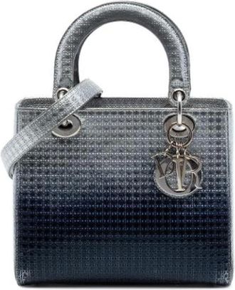 Dior Pre-owned Cuir sacs-dior - Femme - Pre-owned - Gris - Taille: ONE Size