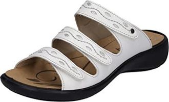 Westland by Josef Seibel Femme Sandale &agrave; lani&egrave;res Ibiza 66, Dame Sandales,Largeur G (Normale),Semelle int&eacute;rieure Amovible,Blanc (Weiss),42 EU / 8 UK