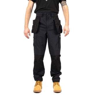 CAT Nexus Holster Stretch Pocket Baumwoll Herren Schwarz Outdoor-Hose