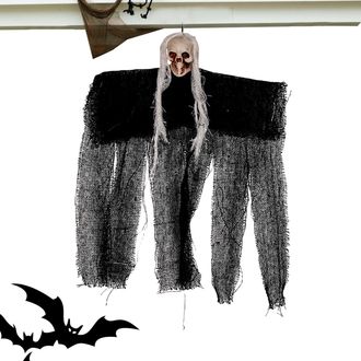 Generic Halloween Grim Reapers | Skelett zum Aufh&auml;ngen f&uuml;r B&auml;ume, Dekoration des fliegenden Sensenmanns, Halloween-Dekorationen des Sensenmanns, Outdoor/Innen