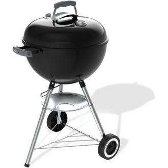 Weber Barbecue a charbon - Weber - Original Kettle - &Oslash;47 cm - Thermometre int&eacute;gr&eacute; - Acier &eacute;maill&eacute; - Clapet da&eacute;ration - 6 couverts - Noir