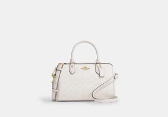 Coach Rowan Satchel aus Signature-Canvas