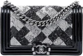 Chanel Pre-owned Vintage Patent Flap Shoulder Bag - Femme - Pre-owned - Noir - Taille: ONE Size