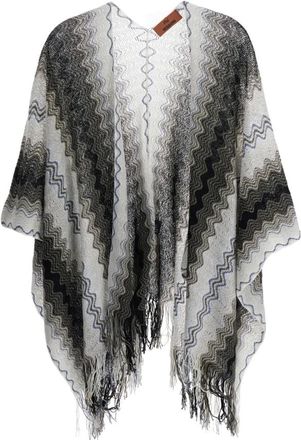 Missoni Femme, Vestes, Multicolore, Taille: ONE Size Poncho