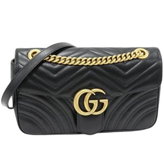 Gucci Pre-owned Vintage Cross Body Bag - - Pre-owned - Damen - Schwarzk - ONE SIZE