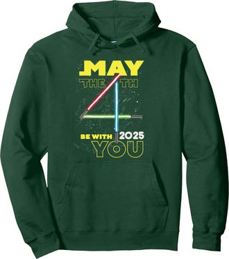 Star Wars May the 4th Be With You 2025 Lightsabers Pullover Hoodie