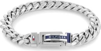 Tommy Hilfiger Jewelry Bracelet en Chaîne pour Homme en Acier Inoxidable - 2790433