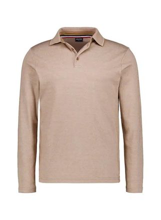 Daniel Hechter Herren Polo-Shirts braun Baumwoll-Piqu&eacute;