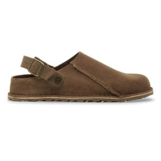 Birkenstock Femme, Chaussures, Brun, Taille: 45 EU Lutry Premium Cuir Daim Coupe &Eacute;troite