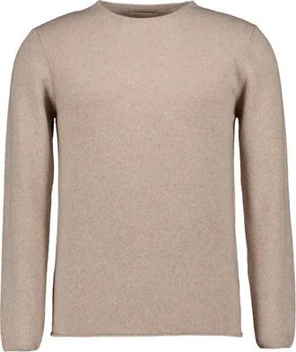 Daniele Fiesoli Herren Pullover beige Kaschmir unifarben