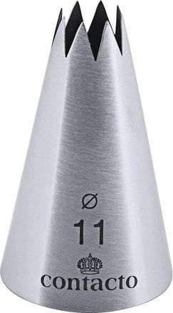 Contacto Sterntülle aus Edelstahl 11 mm