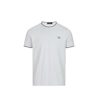 Fred Perry T-shirt uni &agrave; col rond en coton