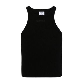 VETEMENTS &Auml;rmellose Oberteile - - Tops - Damen - Schwarzk - XL