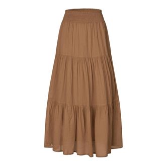 Lollys Laundry Maxir&ouml;cke - - Skirts - Damen - Braun - XL