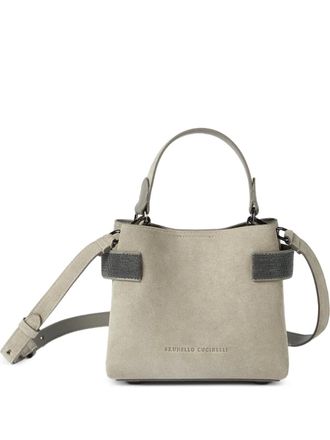 Brunello Cucinelli Kleine Essence Tote Bag - Nude