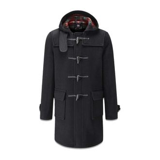 Gloverall Homme, Manteaux, Noir, Taille: S Manteau Duffle Morris