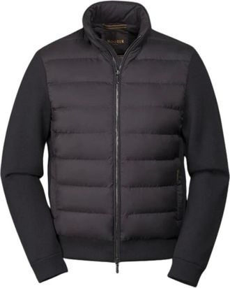 Moorer Homme, Vestes, Noir, Taille: 3XL Lanzi Bomber Jacket