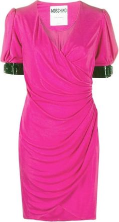 Moschino Femme, Robes, Rose, Taille: 42 FR Robe Portefeuille