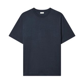 Dries Van Noten Navy Crew Neck T-shirt - - Tops - Herren - Blau - S