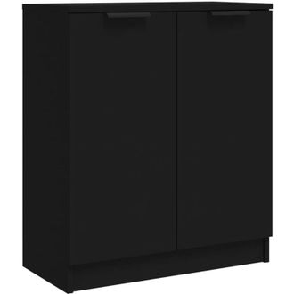 vidaXL Sideboard Schwarz 60x30x70 cm Holzwerkstoff - Vidaxl