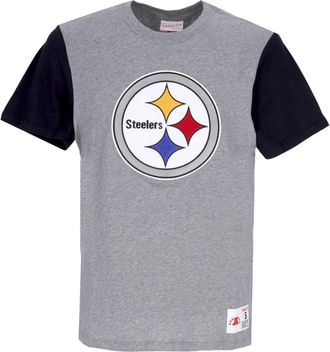 Mitchell & Ness NFL Farbblock Tee - - Tops - Herren - Grau - XL