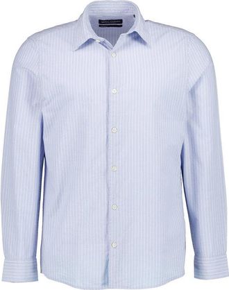 Marc O'Polo Herren Hemd blau Baumwolle