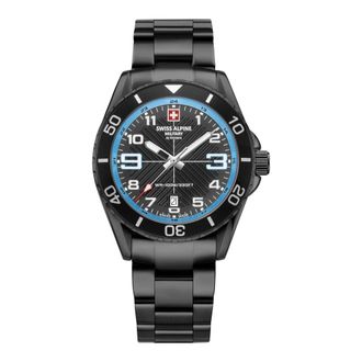 Swiss Alpine Military Swiss Alpine Military Herren Armbanduhr Taucheruhr Raptor schwarz 7029.1171 - - Accessories - Herren - Schwarzk - ONE SIZE