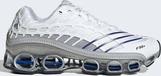 adidas Originals Megaride f50 Schuhe in Cloud White / Lucid Blue-Wei&szlig;