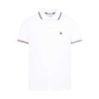 Moncler Polo T-Shirt - - Tops - Herren - Wei&szlig; - L