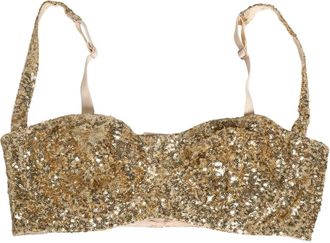 Dolce & Gabbana Femme, Sous-v&ecirc;tements, Jaune, Taille: 44 FR Soutien-gorge balconnet semi-rembourr&eacute;