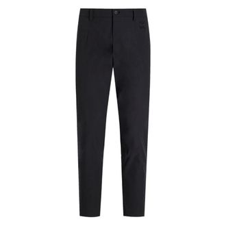 Dolce & Gabbana Homme, Pantalons, Noir, Taille: S Pantalon noir avec fermeture &agrave; bouton logo