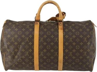 Louis Vuitton unisex, Pre-owned, Brun, Taille: ONE Size Pre-owned Vintage Monogram Keepall Travel Bag