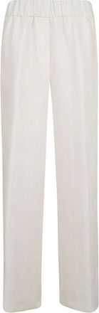 PESERICO Femme, Pantalons, Blanc, Taille: 38 FR Resca Tinto Filo di Lino Pantalons