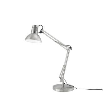 Luce-Ambiente-Design Adjustable Artifex Table Lamp in Nickel Metal
