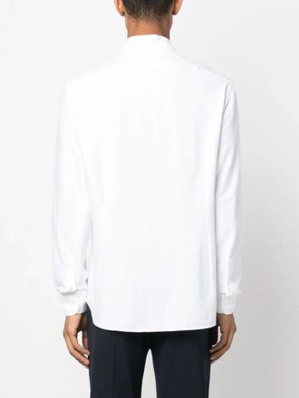 Fedeli Mens Sean Cotton-Blend Shirt Aw23 M