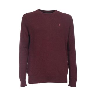 Polo Ralph Lauren Gerippter Woll-Rundhalspullover - - Sweatshirts & Hoodies - Herren - Rot - S
