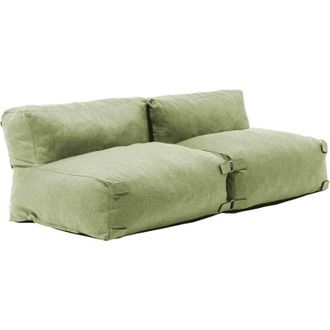 Oviala Salon de jardin modulable 2 places vert cactus - Mixi