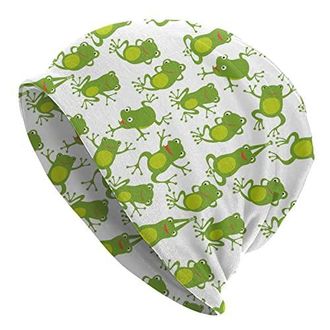 Generic Bonnet Hiver Grenouille Mignonne Mode Chapeau Tricot&eacute; Coupe-Vent Bonnet en Tricot pour Femme Shopping Ext&eacute;rieur