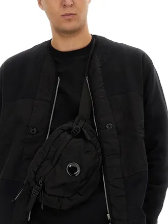C.P. Company Zip Cotton Sweatshirt - Black