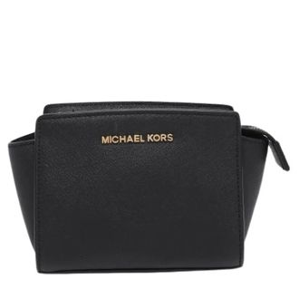 Michael Kors Sac bandouli&egrave;re en cuir Pre-owned - Femme - Pre-owned - Noir - Taille: ONE Size