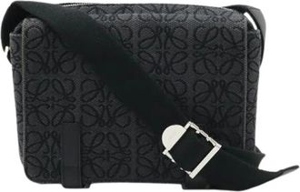 Loewe Sac bandouli&egrave;re Pre-owned en toile - Femme - Pre-owned - Noir - Taille: ONE Size